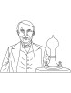 Thomas Alva Edison coloring page