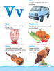 Printable picture dictionary alphabet v