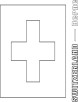 Switzerland Flag Coloring Page