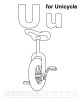Letter Uu printable coloring pages | Download Free Letter Uu printable ...